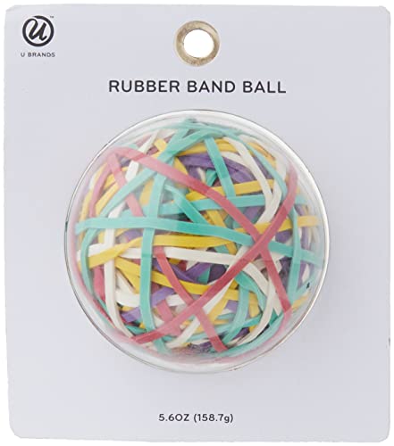 U Brands Ball Of Rubber Bands, Assorted Colors – C. Dzembo Enterprises